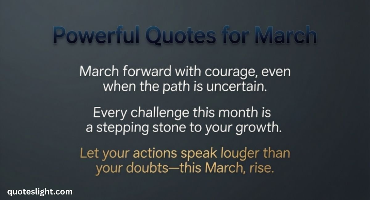 125+ Powerful March Quotes to Welcome the Season of Renewal